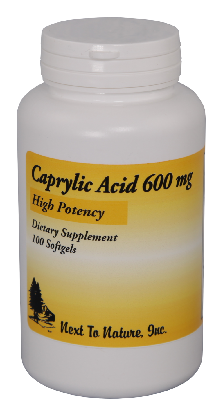 Caprylic Acid 600 mg – Next to Nature Nutrition