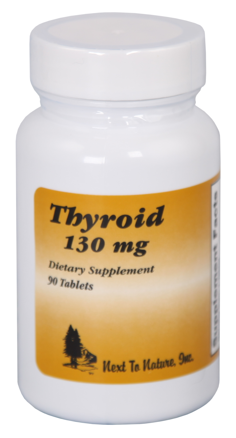 Thyroid 130 mg – Next to Nature Nutrition